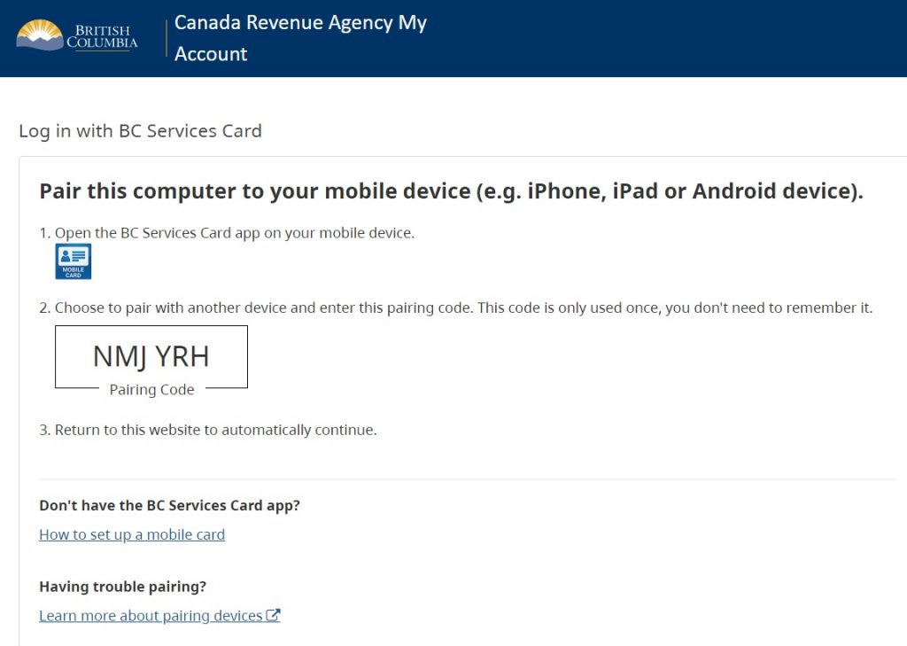 【懶人包】申請CRA My Account - restobox