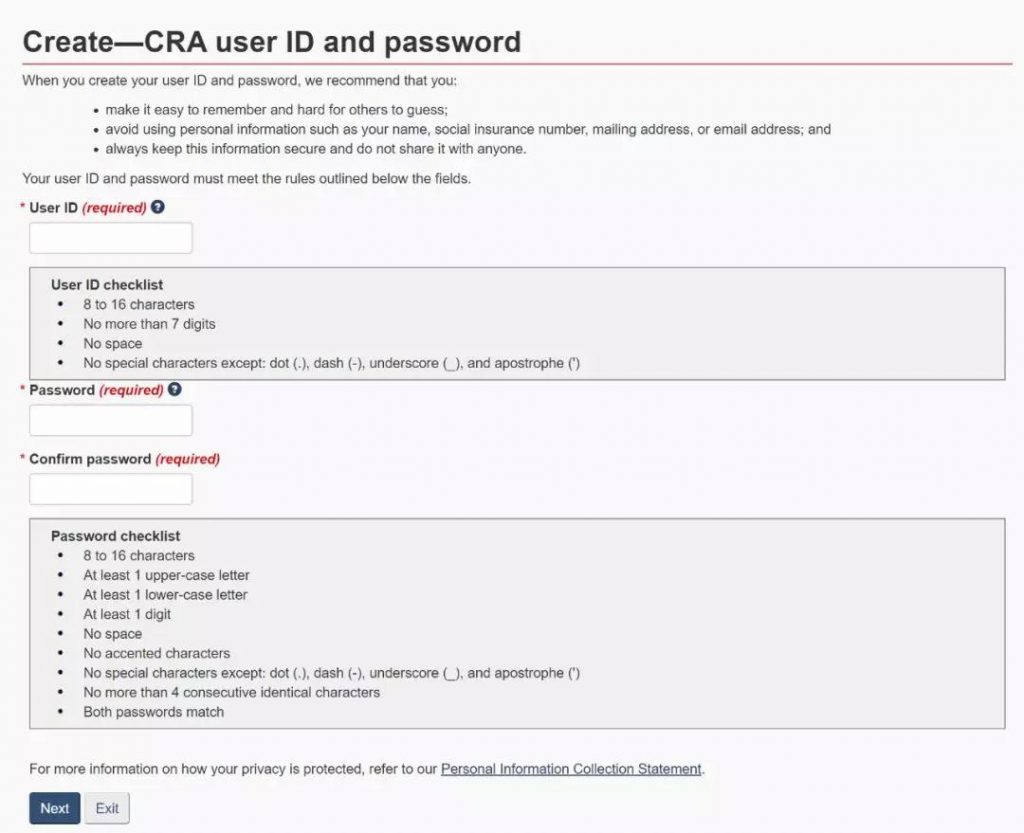 【懶人包】申請CRA My Account - restobox