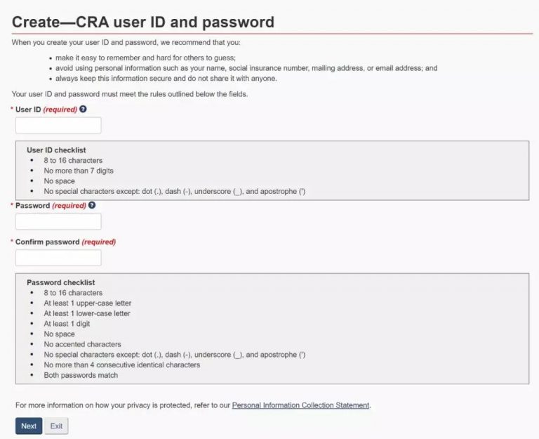 【懶人包】申請CRA My Account - restobox